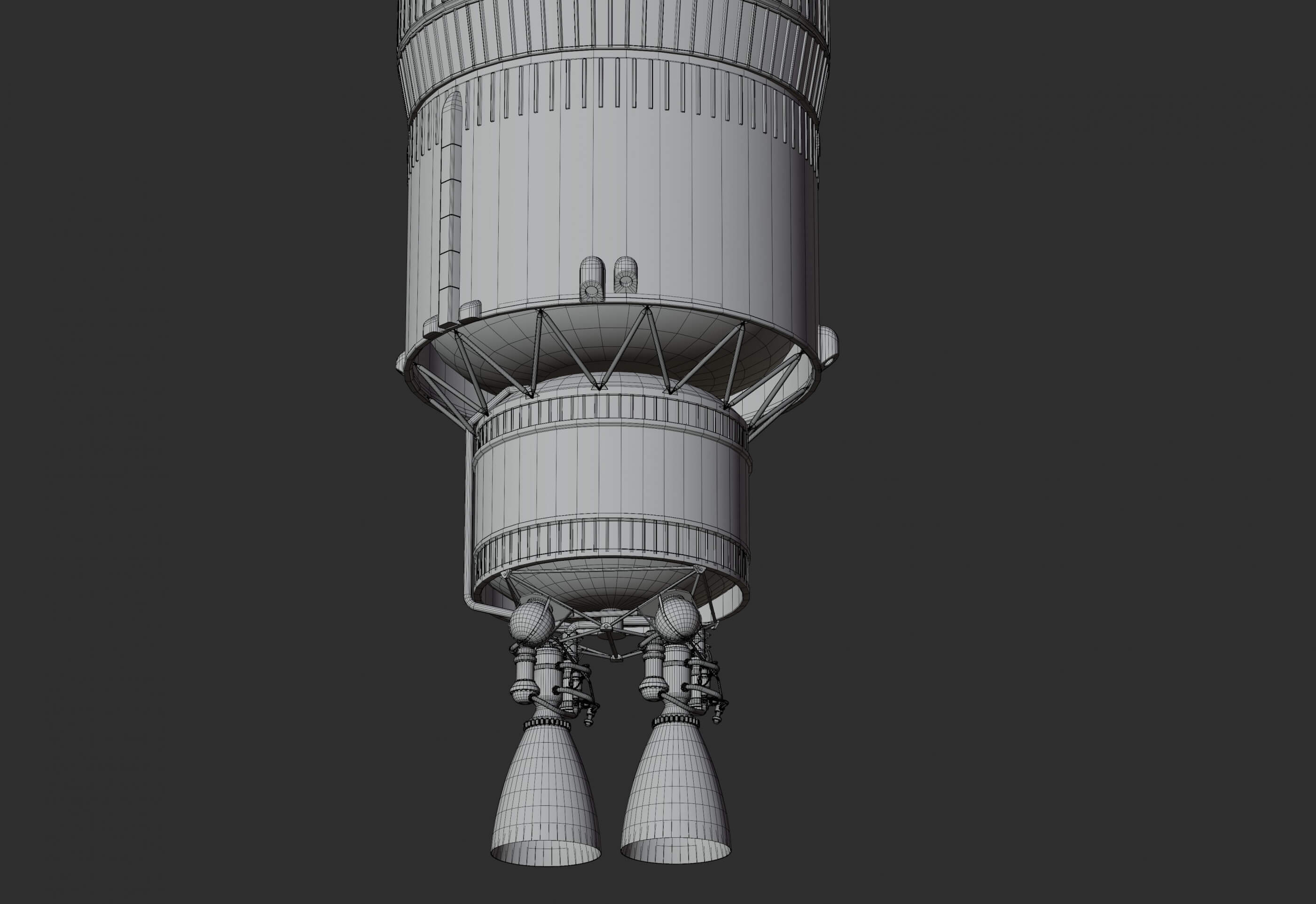 Long March 5 Rocket - 3D Model by shontoloyo