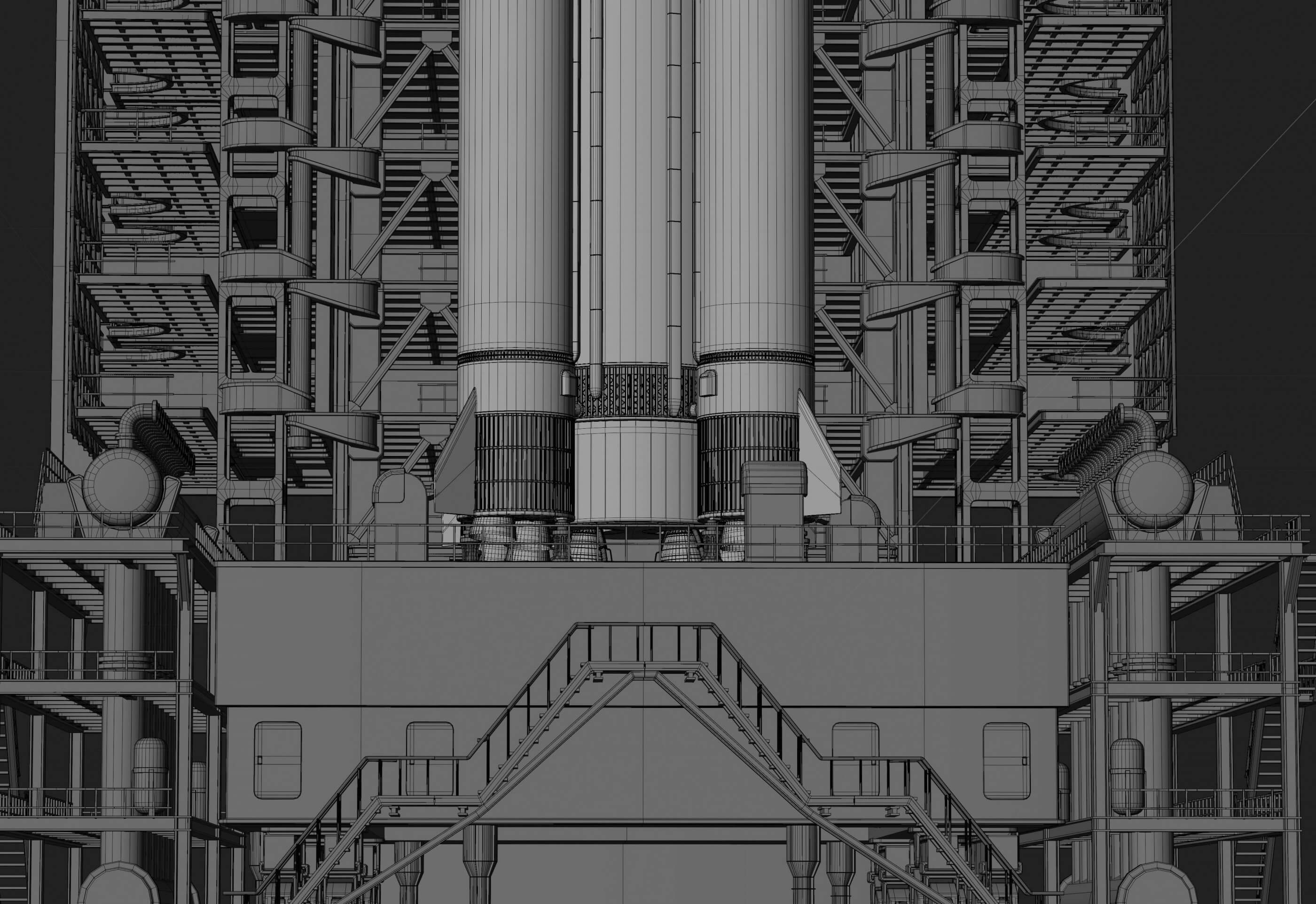 Long March 5 Rocket - 3D Model by shontoloyo