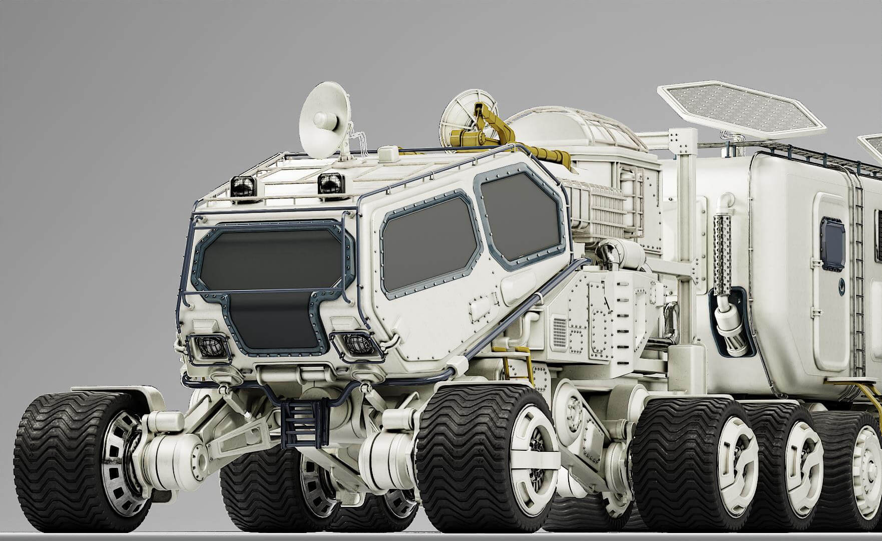 Mars Transport Rover - 3D Model by shontoloyo