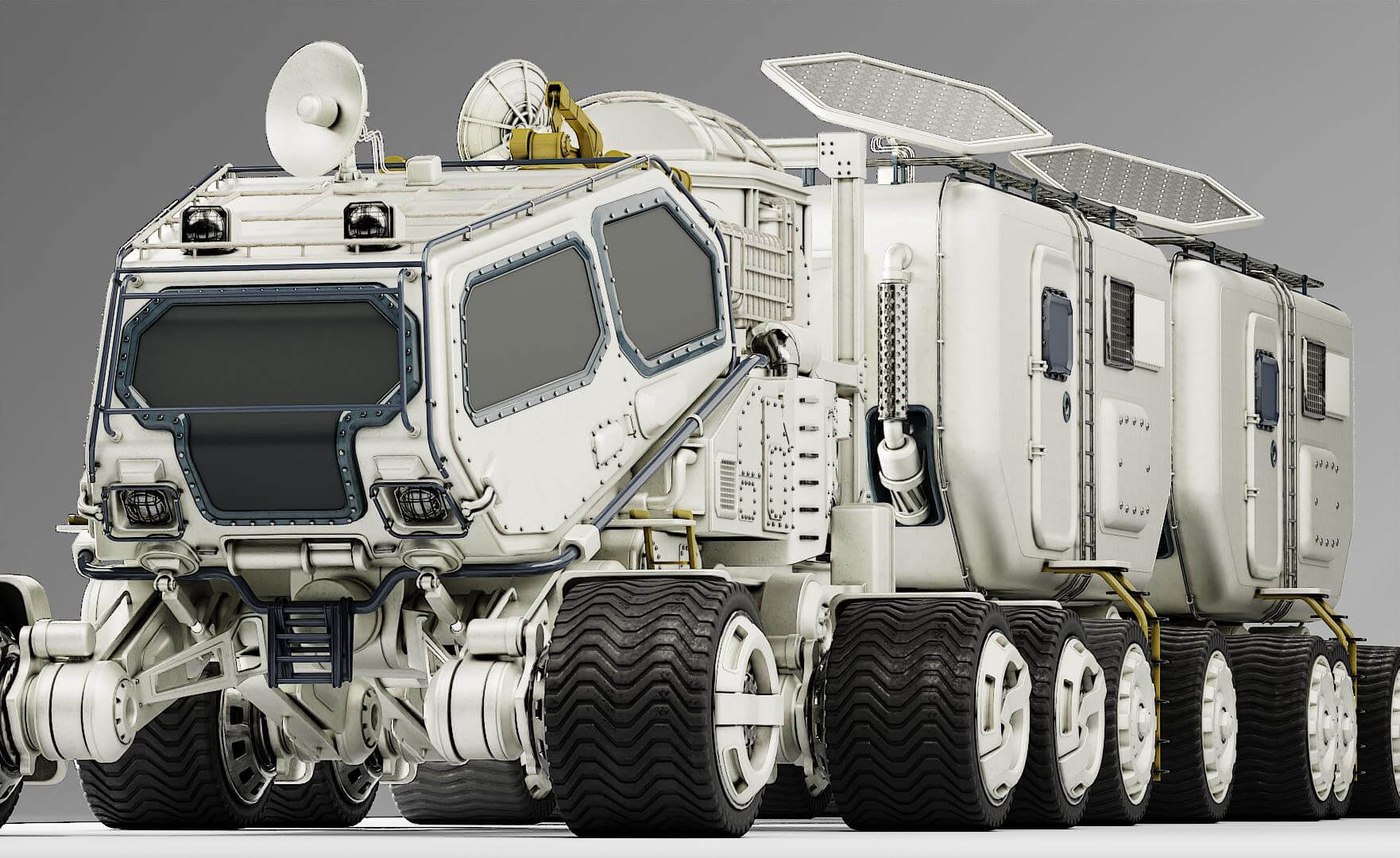 Mars Transport Rover - 3D Model by shontoloyo