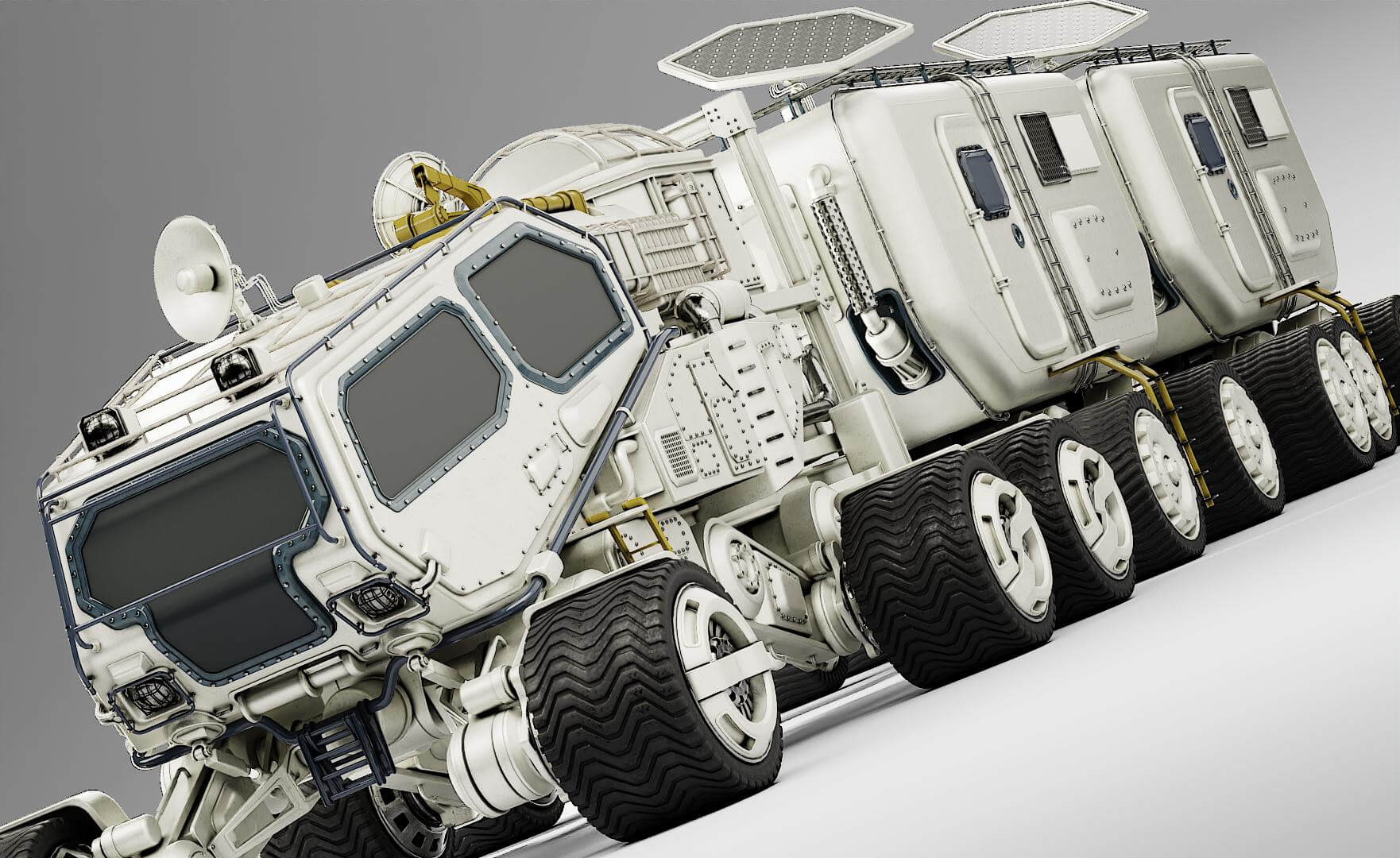 Mars Transport Rover - 3D Model by shontoloyo