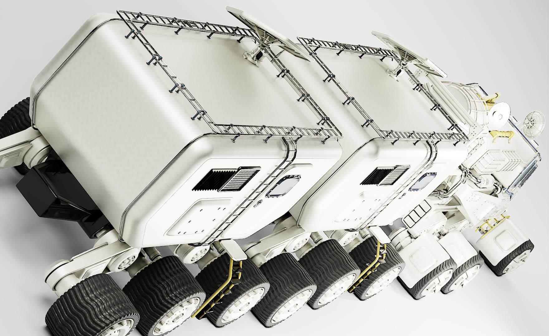 Mars Transport Rover - 3D Model by shontoloyo