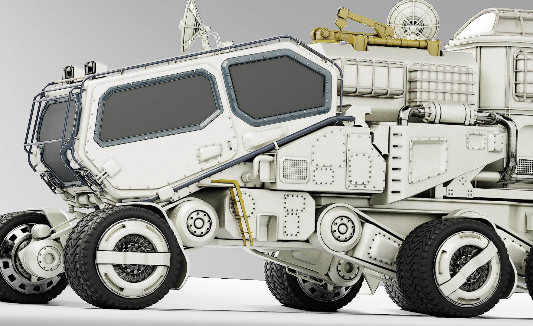 Mars Transport Rover - 3D Model by shontoloyo