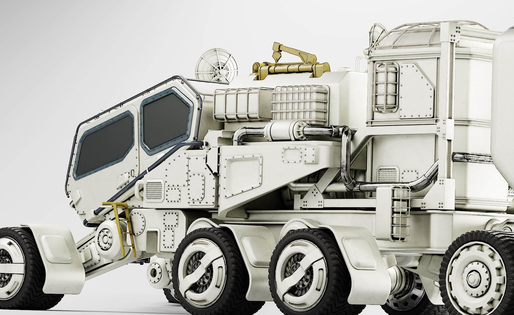 Mars Transport Rover - 3D Model by shontoloyo