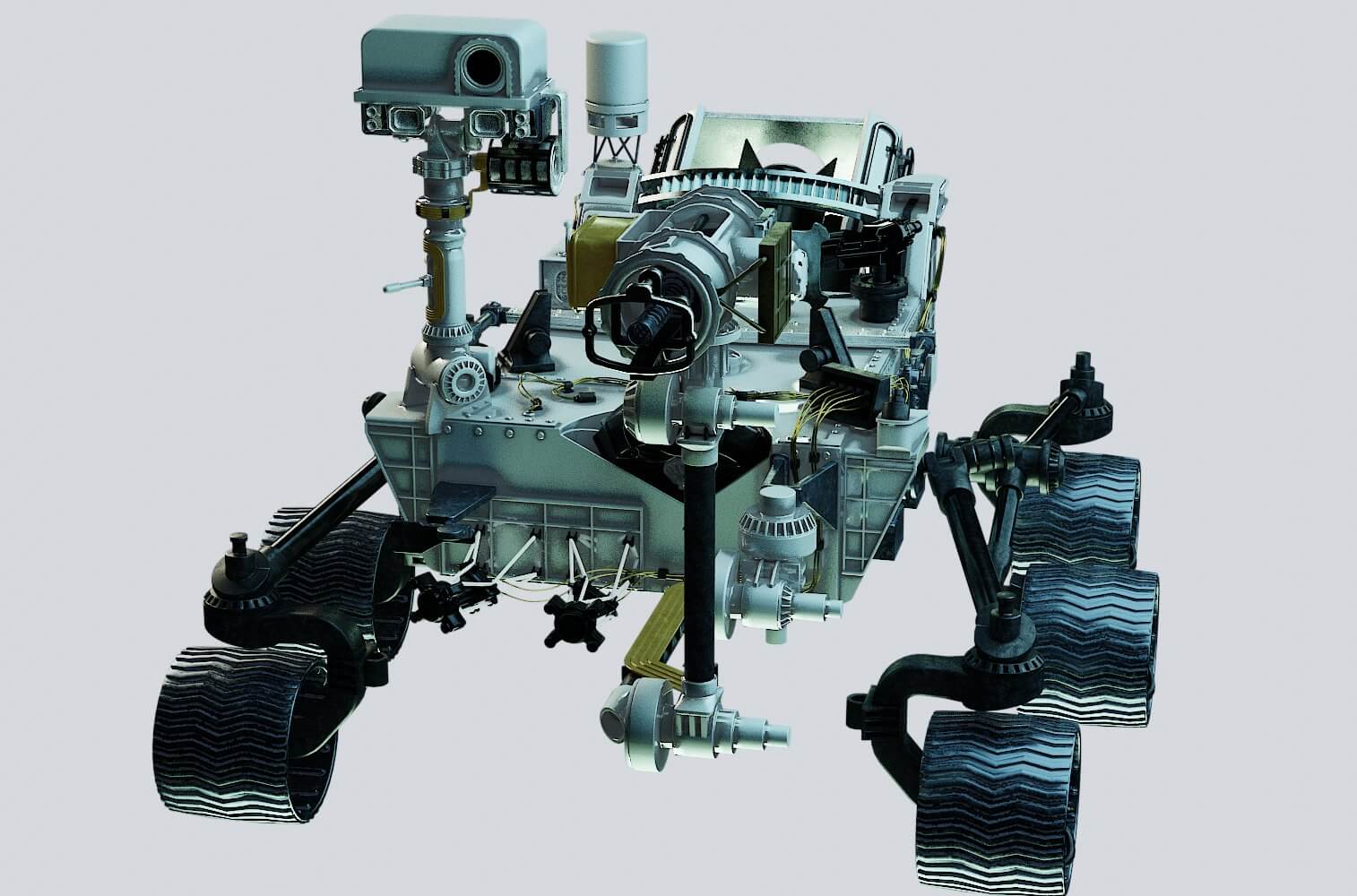 Perseverance Mars Rover - 3D Model by shontoloyo