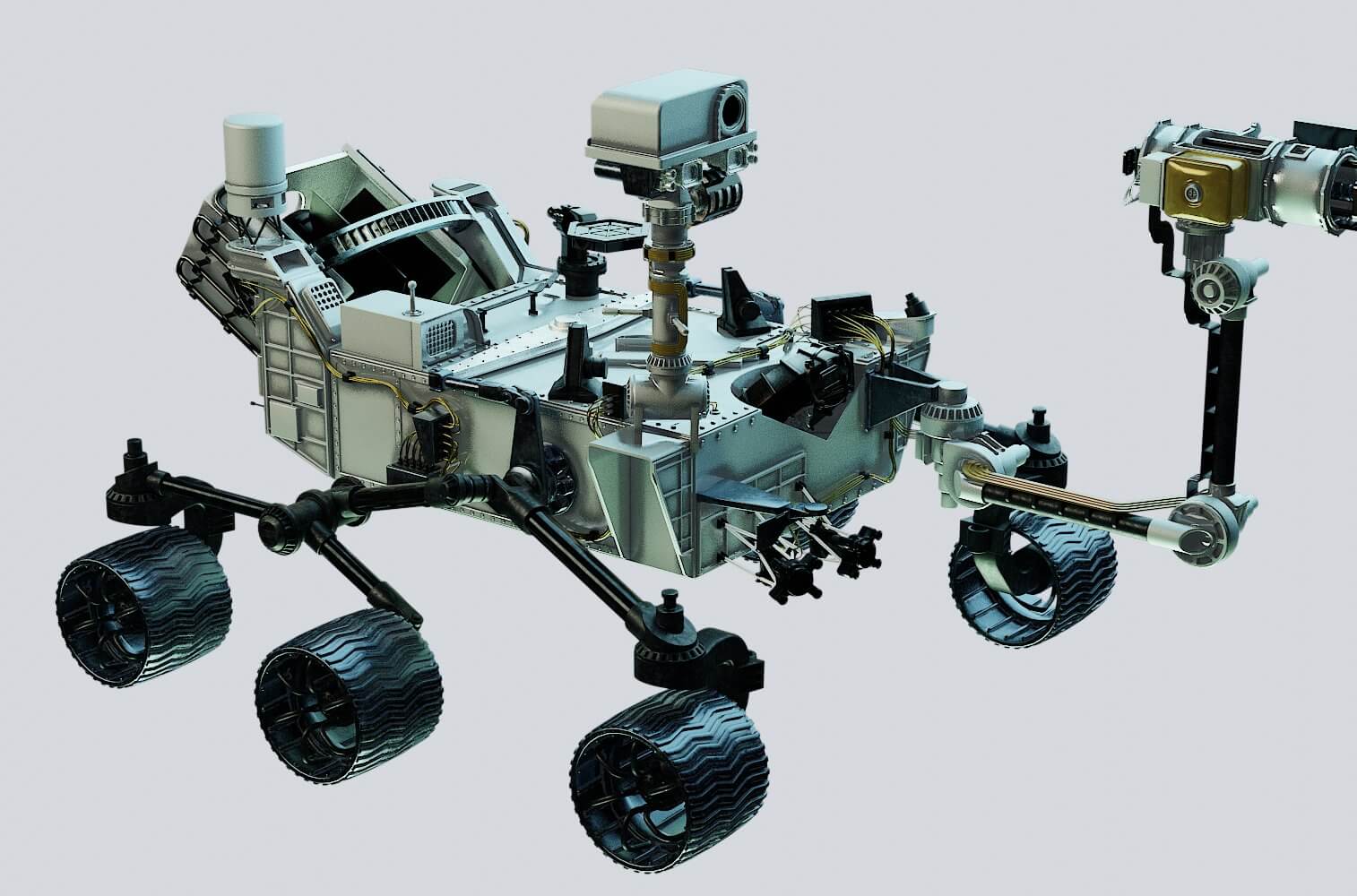 Perseverance Mars Rover - 3D Model by shontoloyo