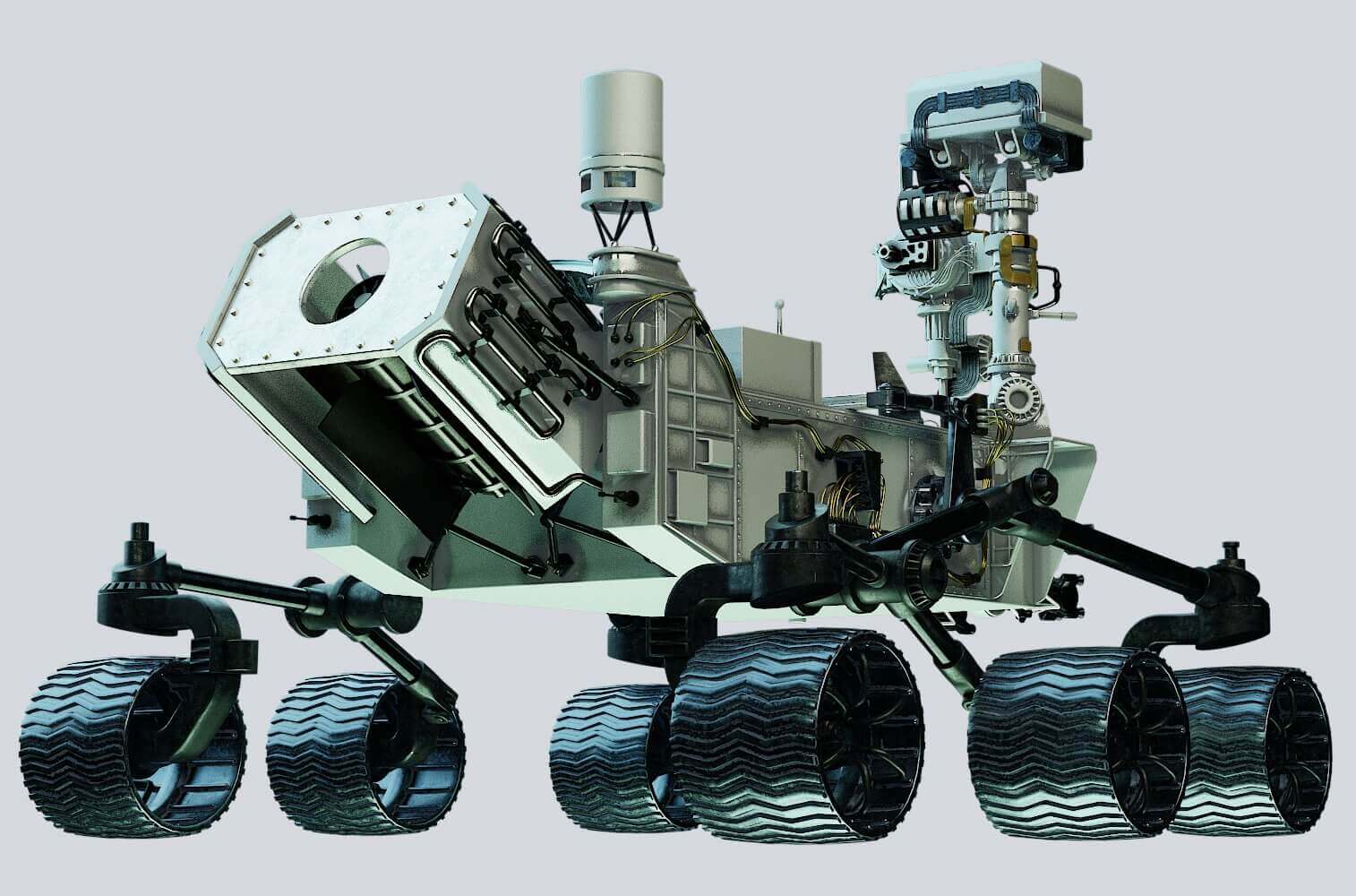 Perseverance Mars Rover - 3D Model by shontoloyo
