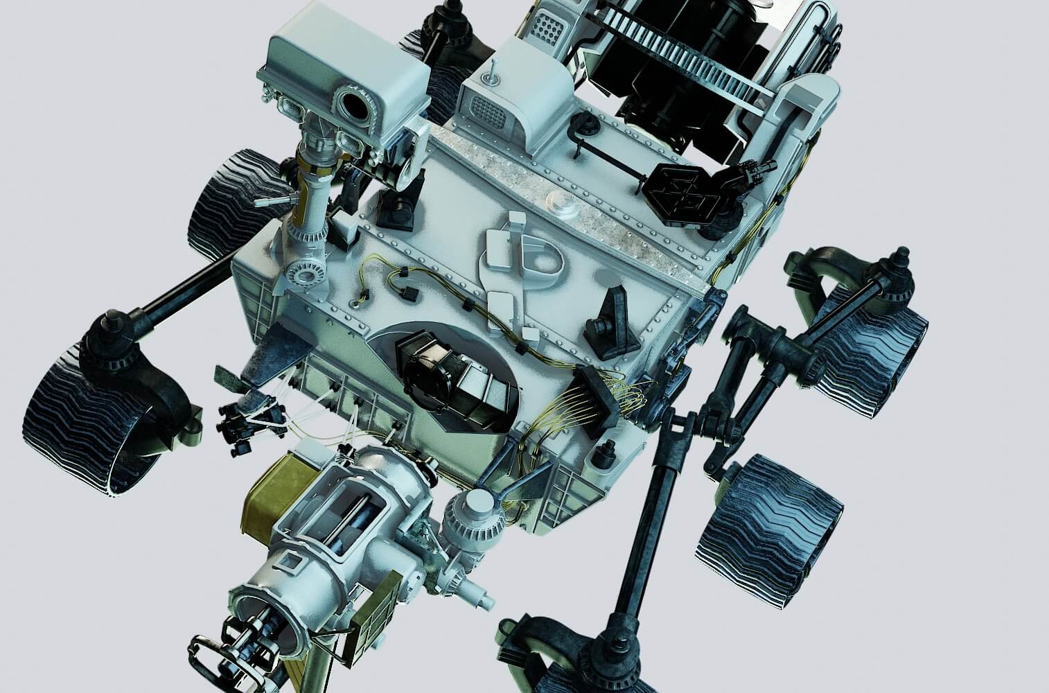 Perseverance Mars Rover - 3D Model by shontoloyo