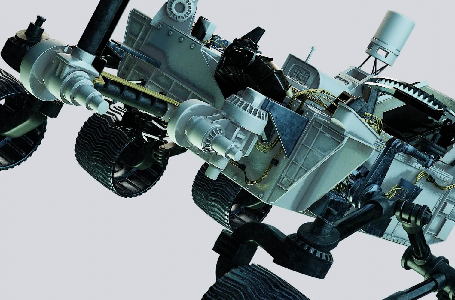 Perseverance Mars Rover - 3D Model by shontoloyo