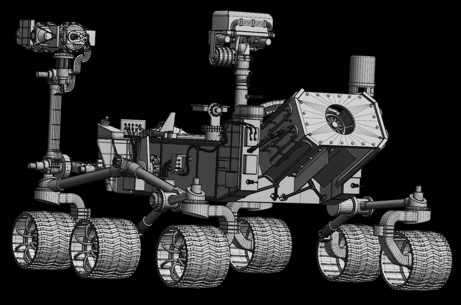 Perseverance Mars Rover - 3D Model by shontoloyo