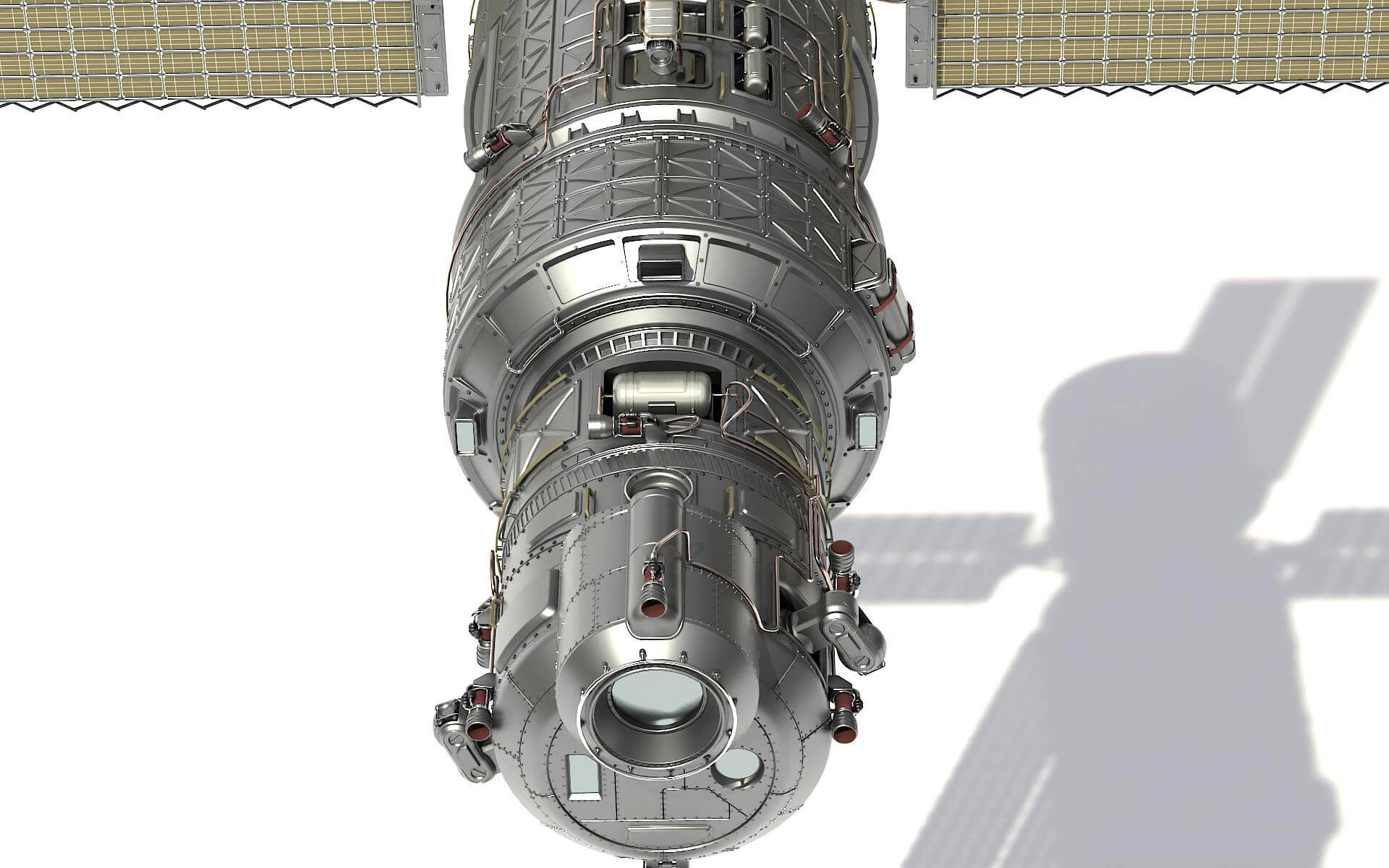 Sci-Fi Spacestation 3D Model by shontoloyo