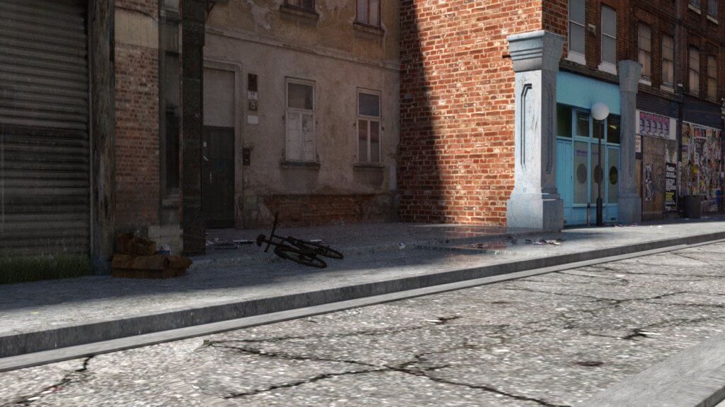 Backstreet Alley - 3D Model by Shredder