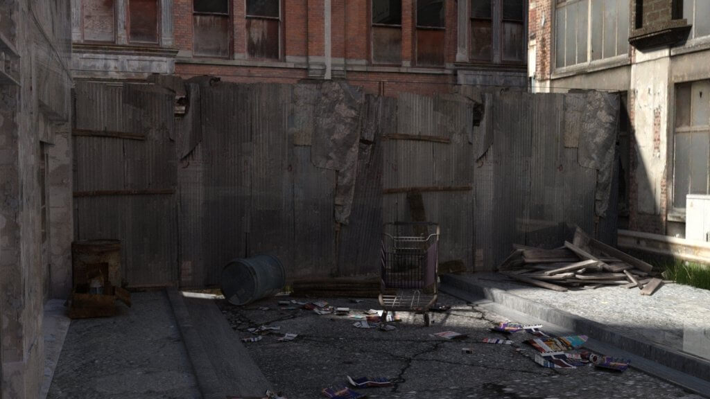 Backstreet Alley - 3D Model by Shredder