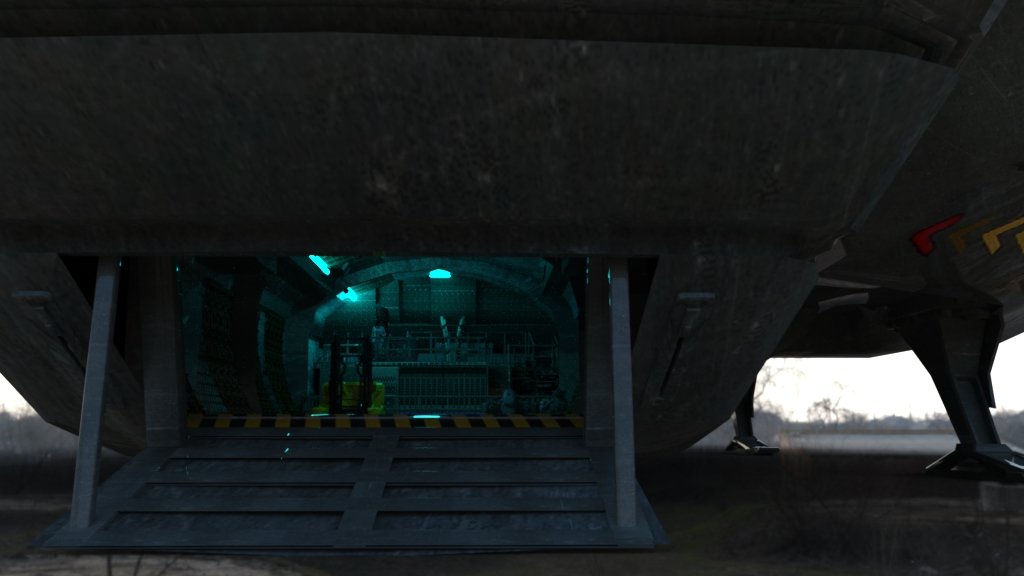 Cargo Bay For Poseidon Drop Ship - Free Daz Content by Shredder