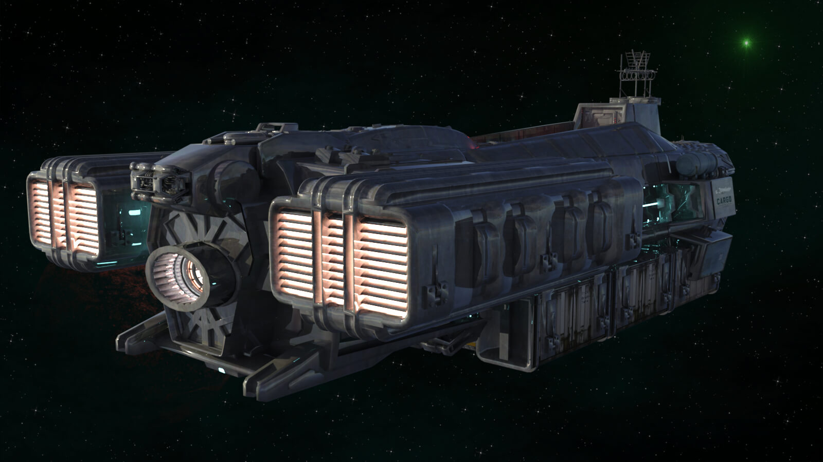 Cargo Space Freighter for DAZ by Shredder