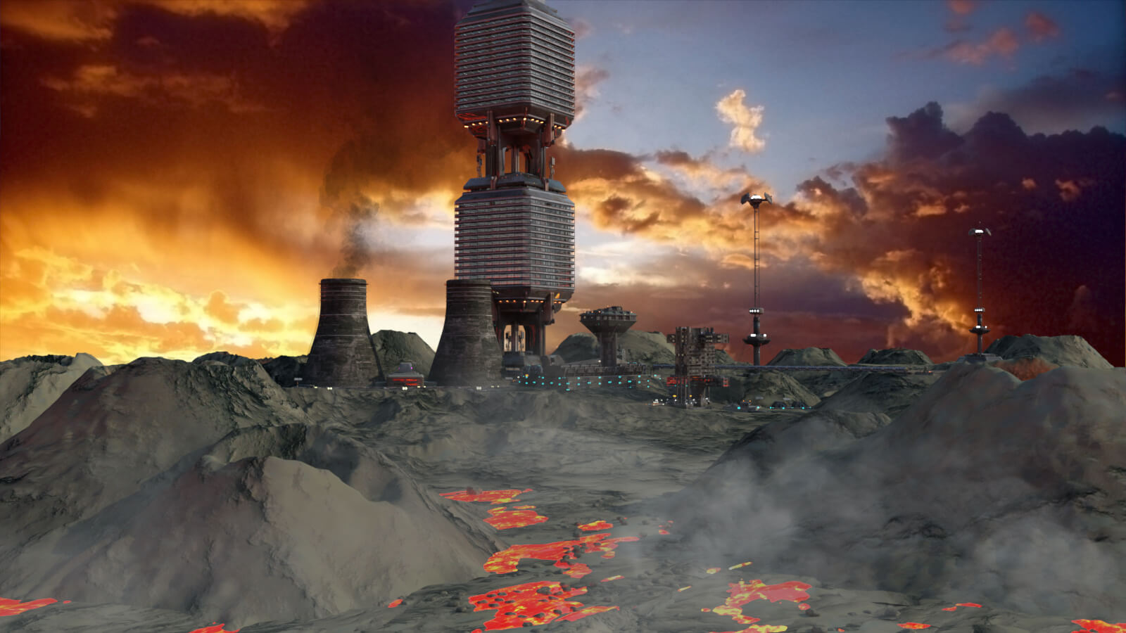 Colony Outpost for DAZ by Shredder