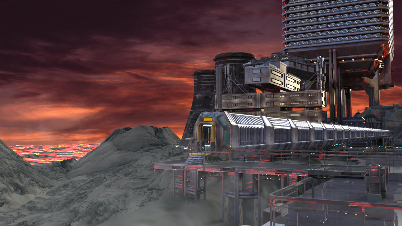 Colony Outpost for DAZ by Shredder