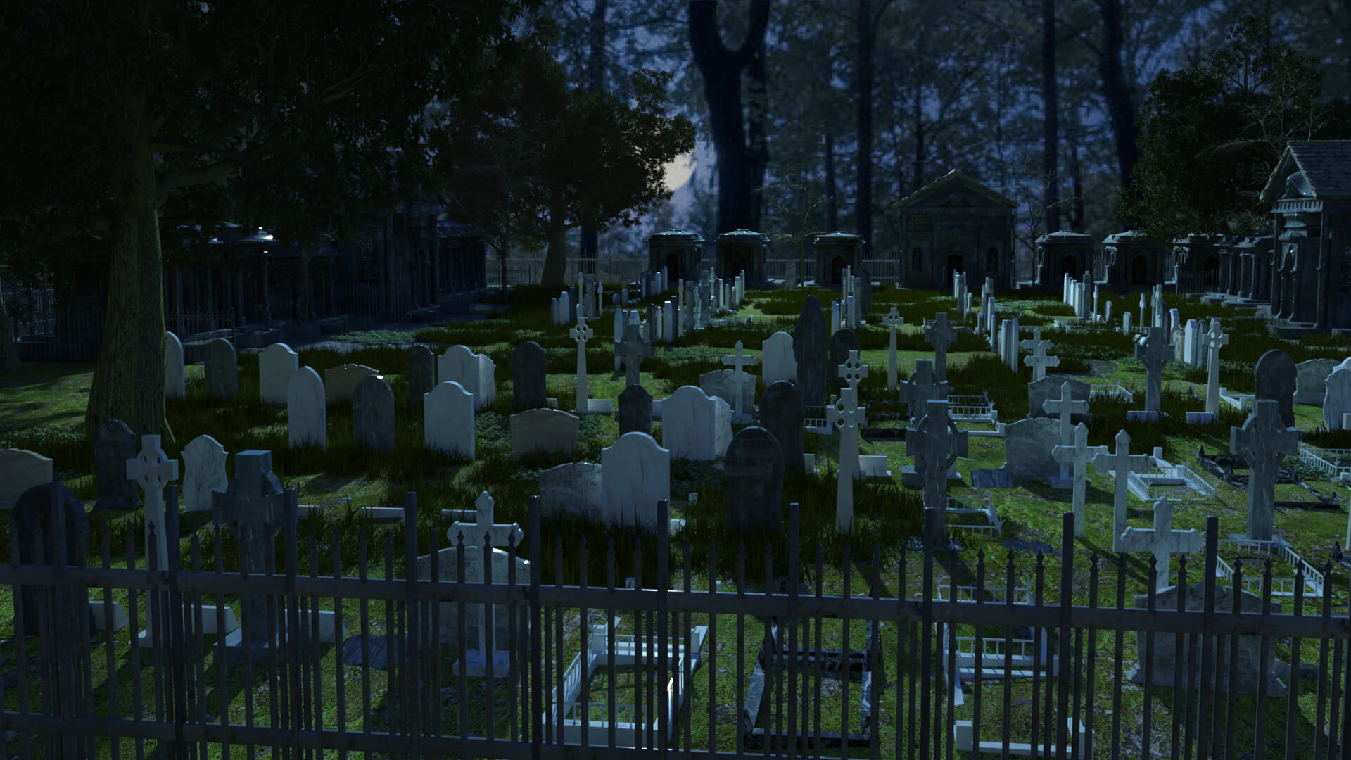 Darkmont Cemetery - 3D Model by Shredder