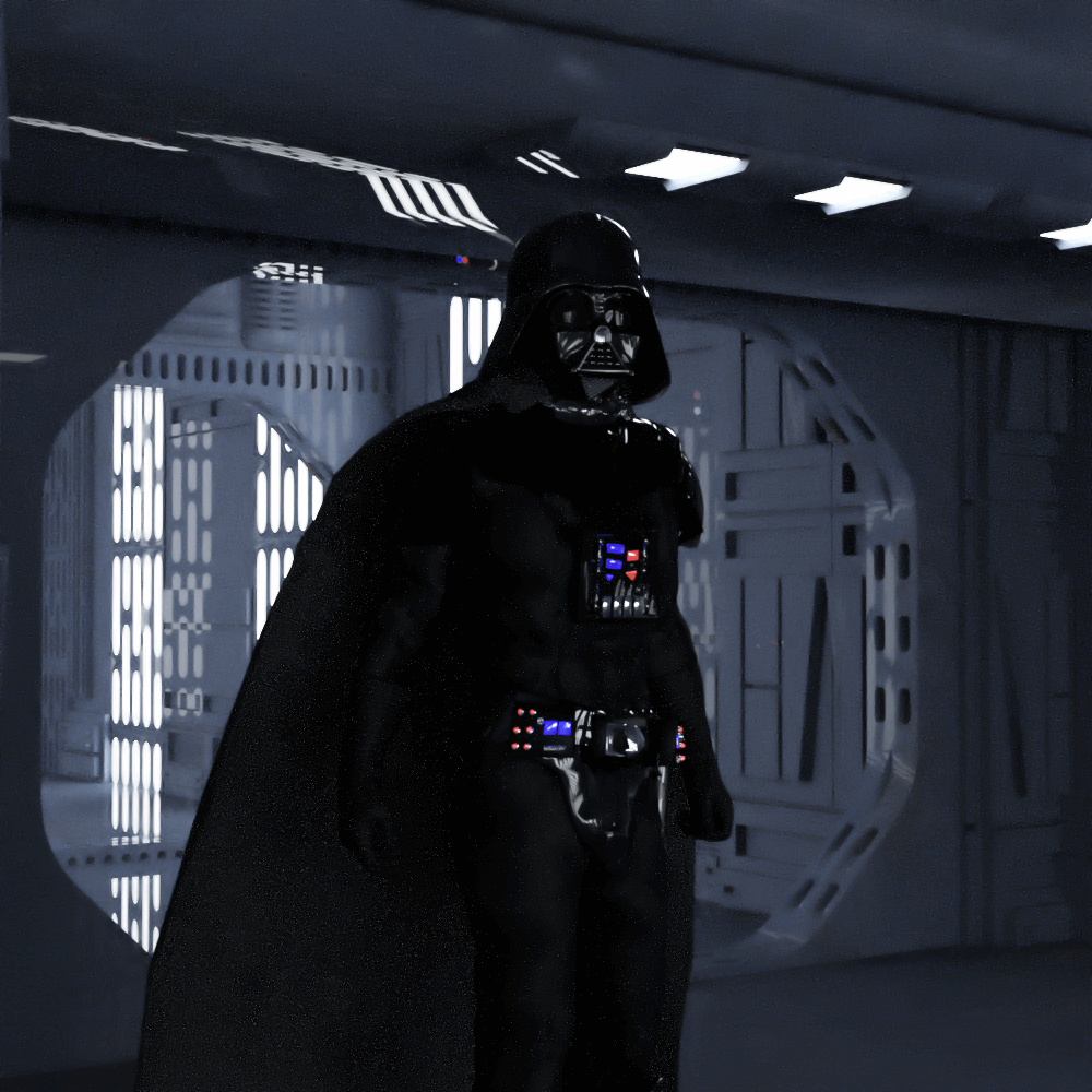 Death Star Interior and Droid - Daz Content by Shredder