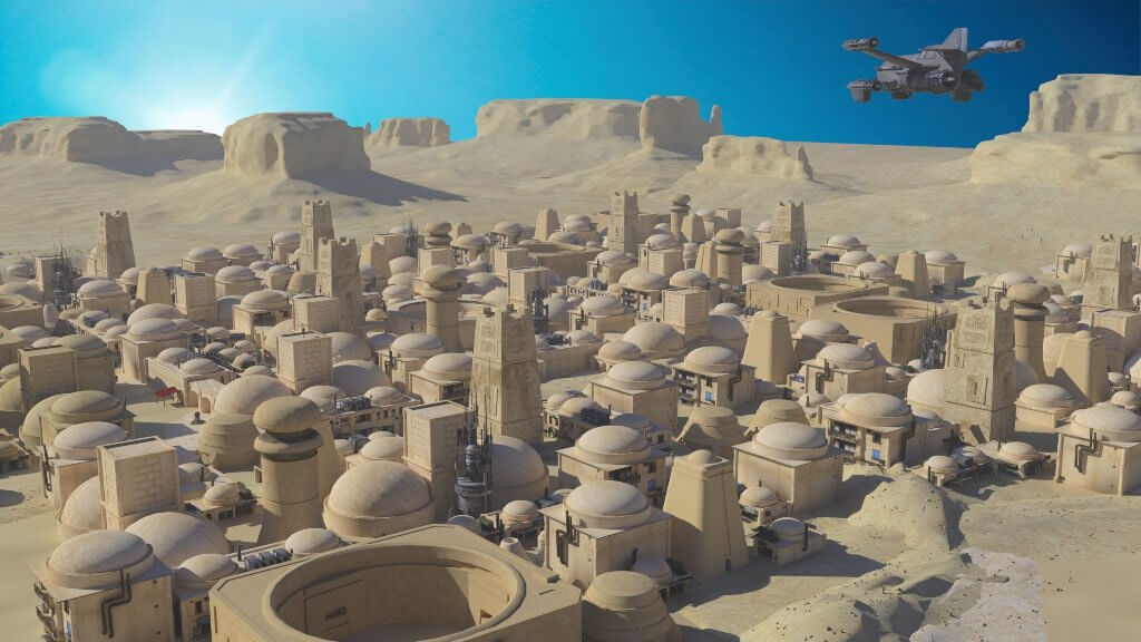 Desert Spaceport for DAZ by Shredder