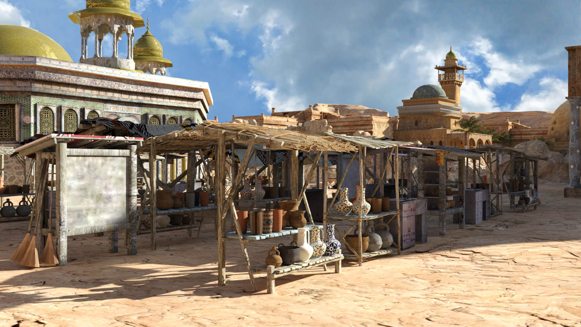 Middle East Town - Daz Content by Shredder