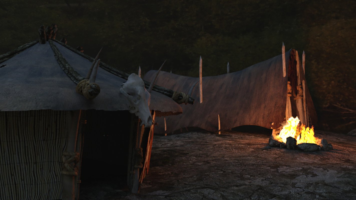 Orc Tent Addon For Orc Camp - Free 3D Model by Shredder