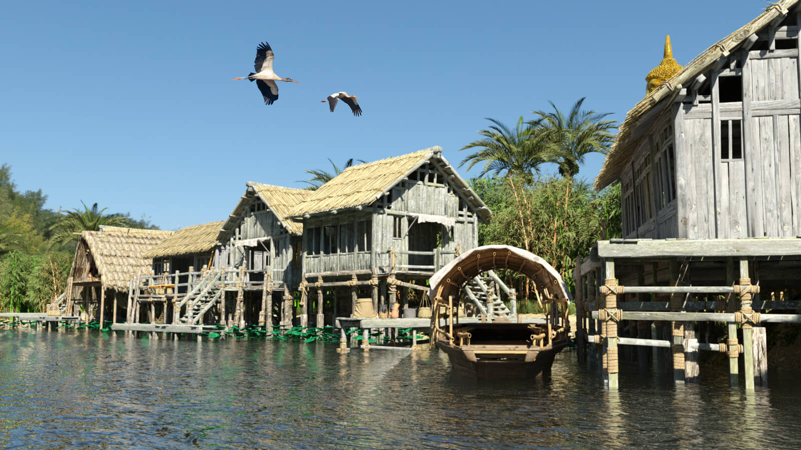 River Village for DAZ by Shredder