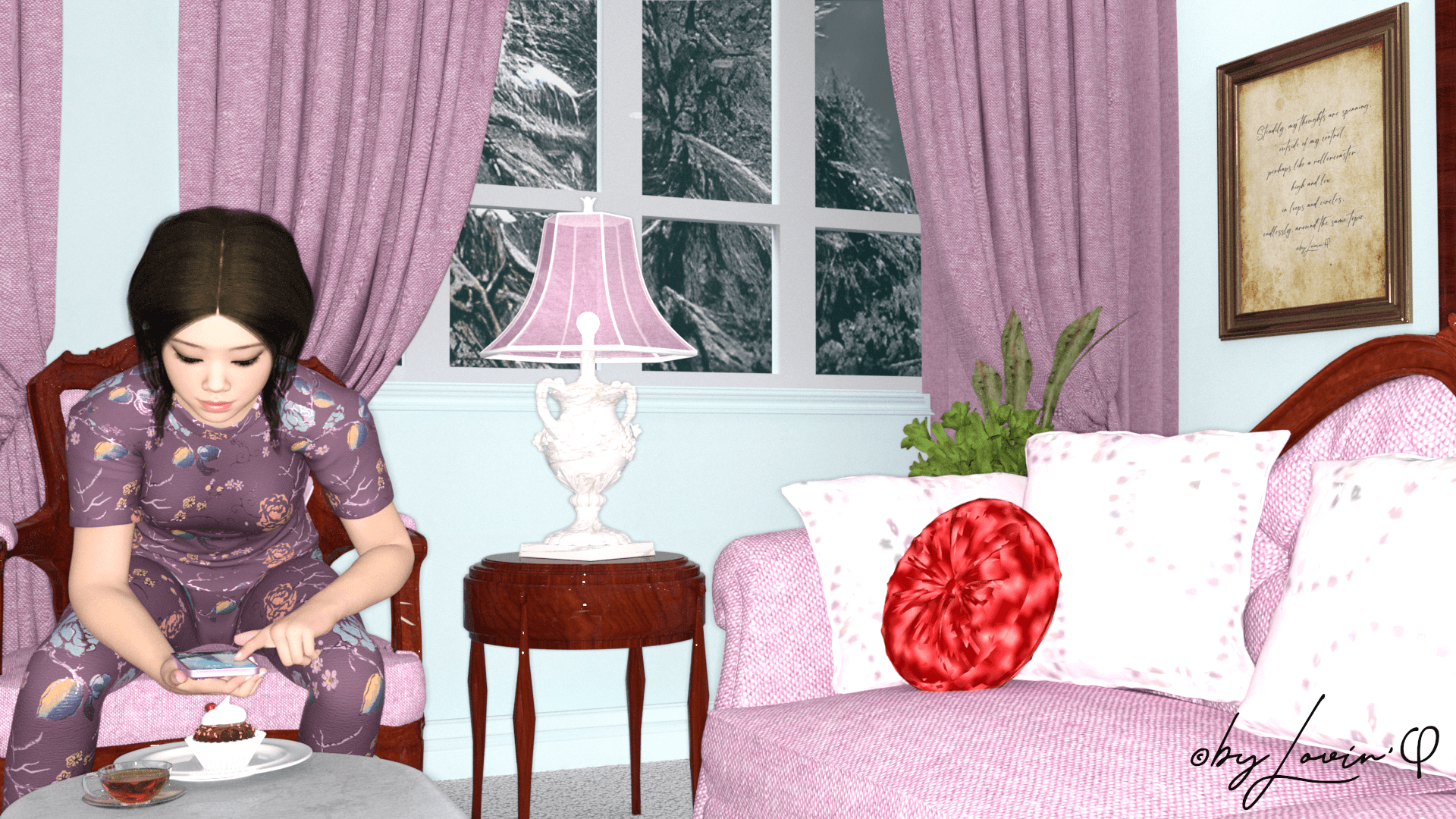 Simple Reading Room for DAZ by Shredder