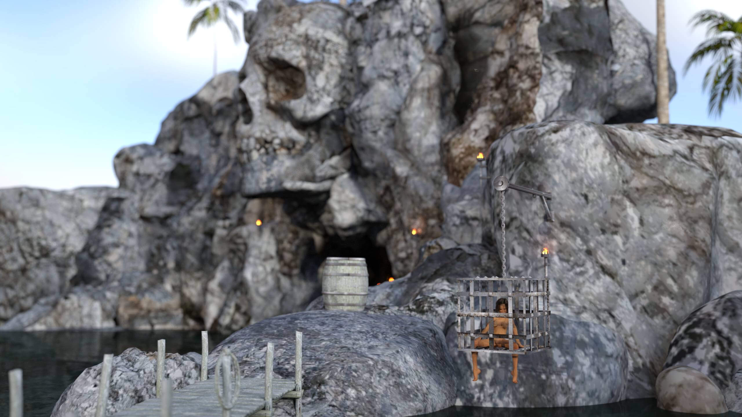 Skull Cave and Expansion for DAZ by Shredder