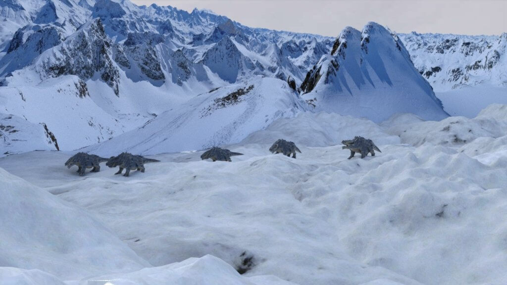 Snow Terrain - Free 3D Model by Shredder