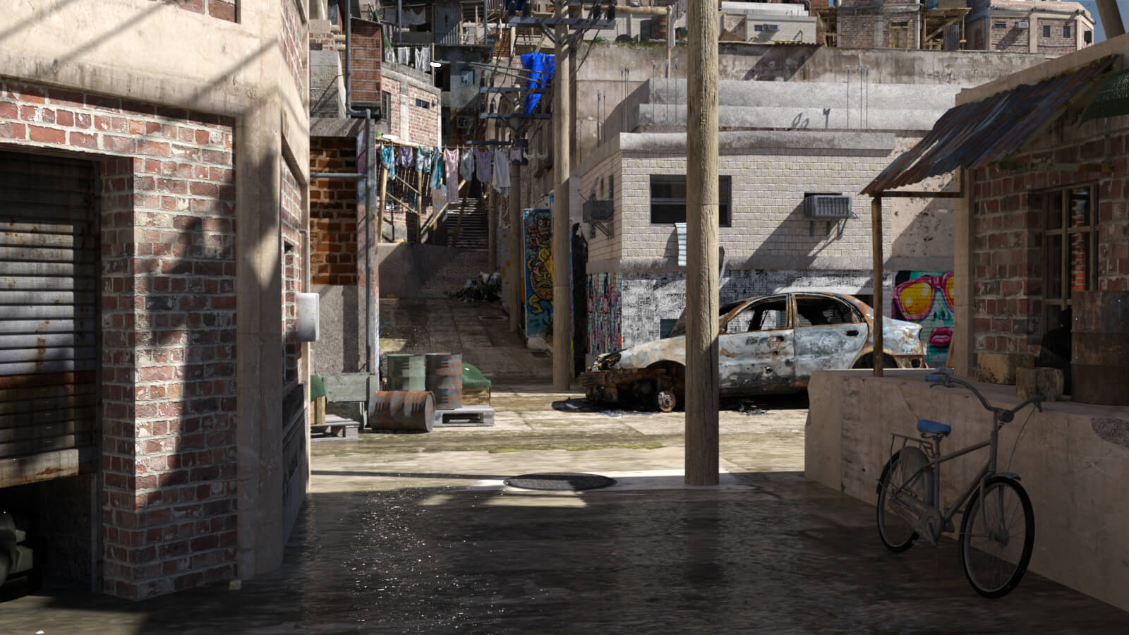 Urban Slums for DAZ by Shredder