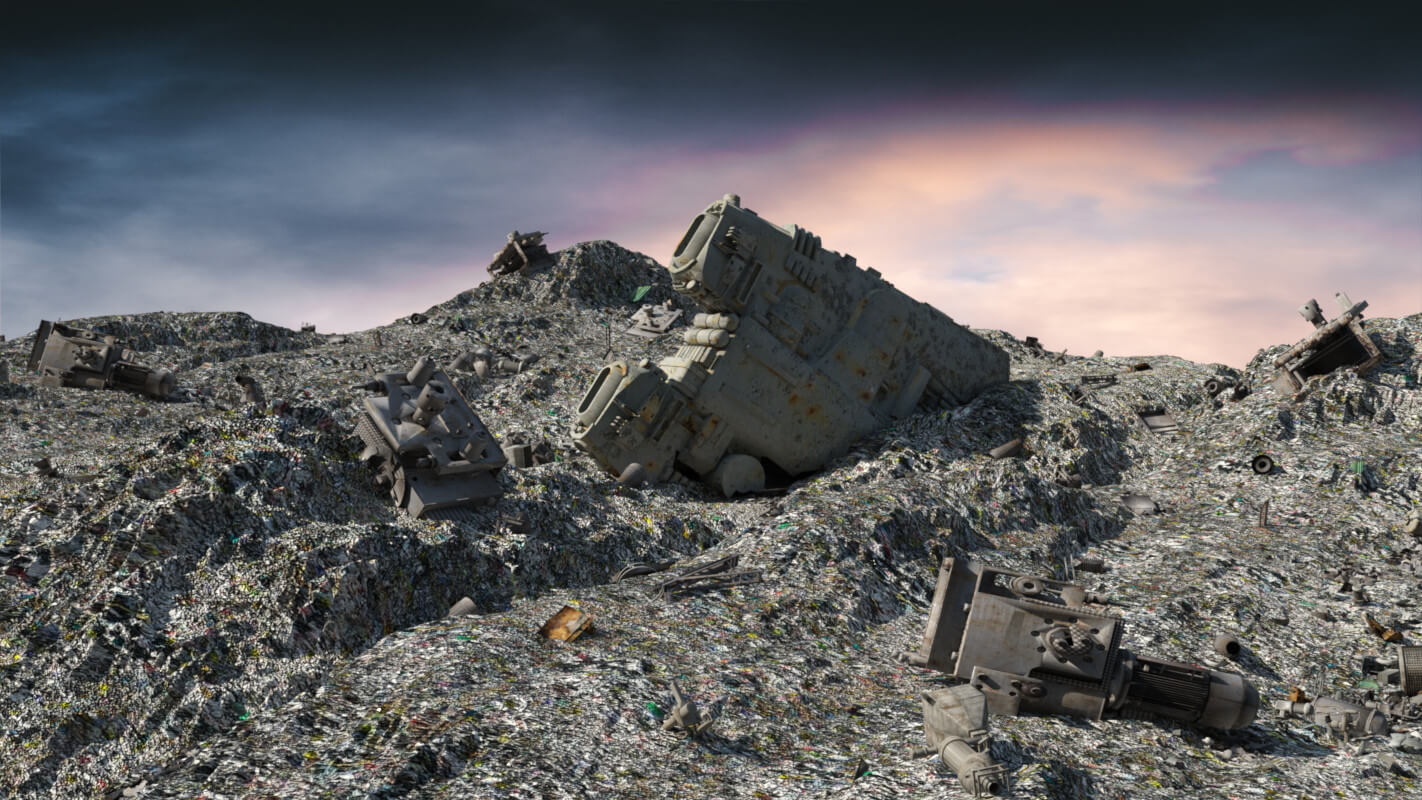 Waste Disposal Landscape for DAZ by Shredder