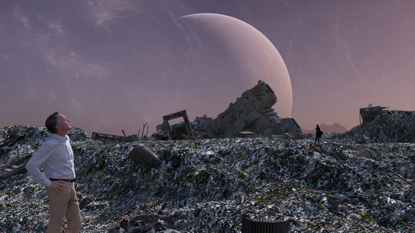 Waste Disposal Landscape - Free 3D Model by Shredder