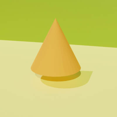 Cone Shape 3d by Shruti S