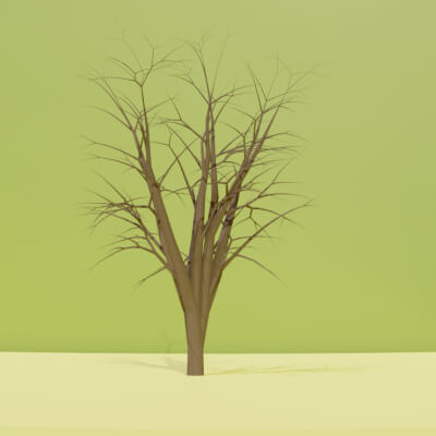 Dead Bare Tree 3D Model by Shruti S