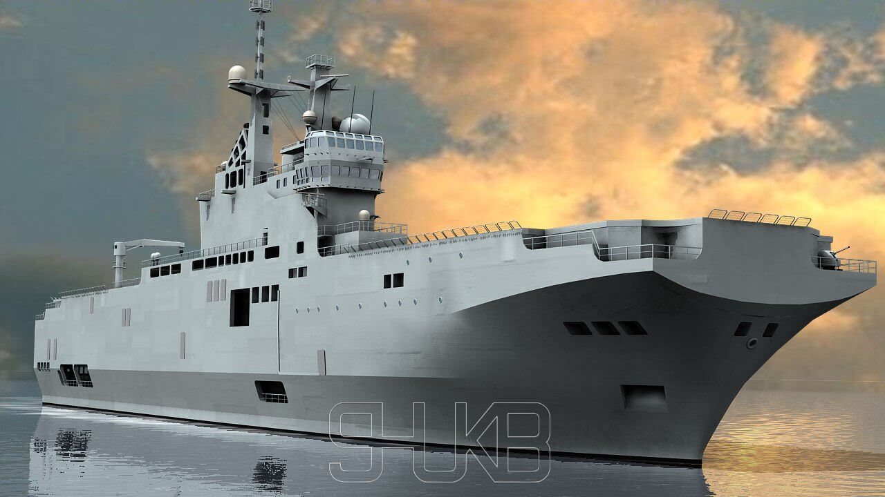 French LHD - 3D Model by shukb