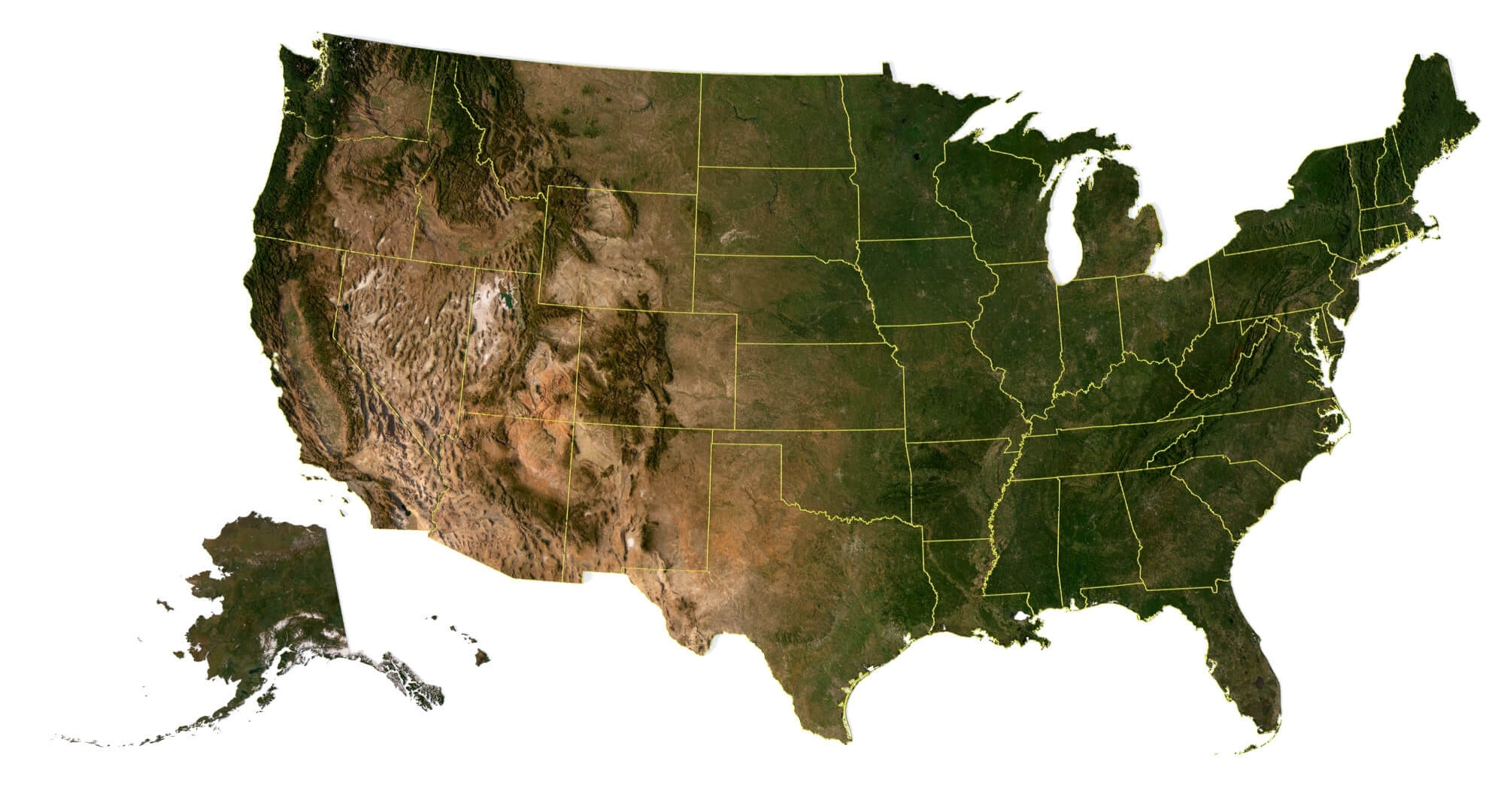 50 United States of America - 3D Model by Shustrik