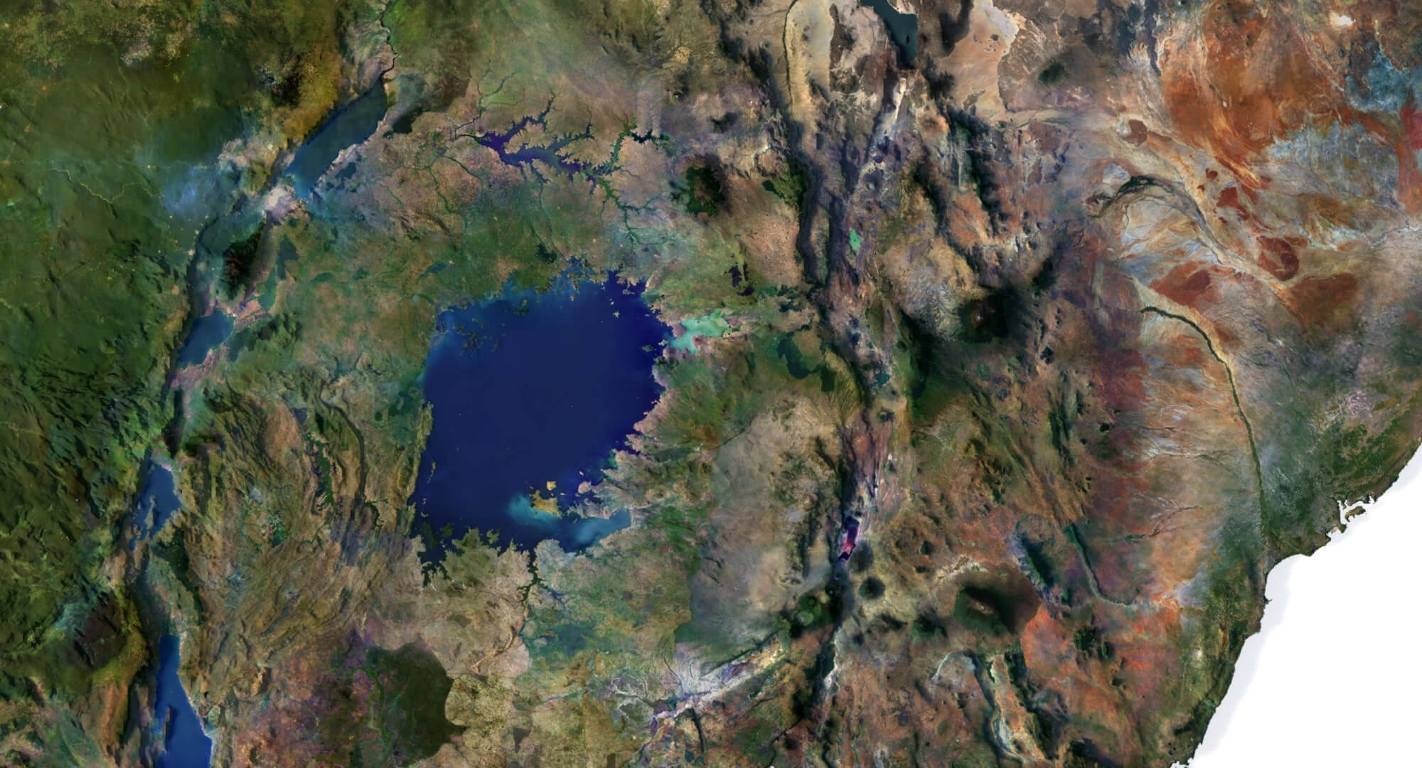 Africa Terrain 3D Map by Shustrik