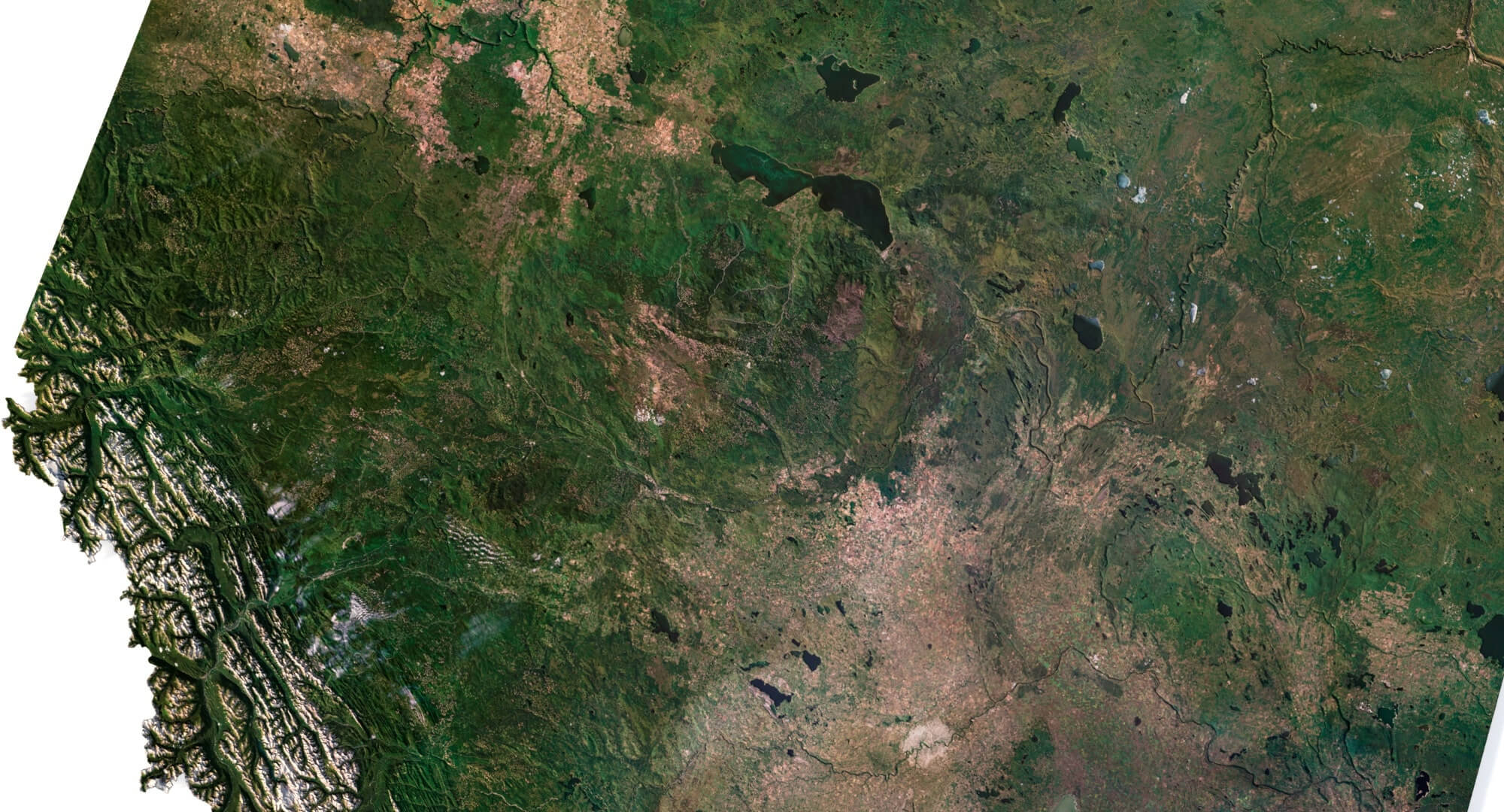 Alberta Terrain 3D Map by Shustrik