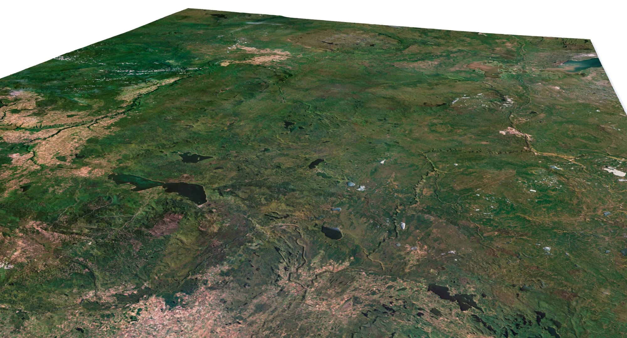 Alberta Terrain 3D Map by Shustrik