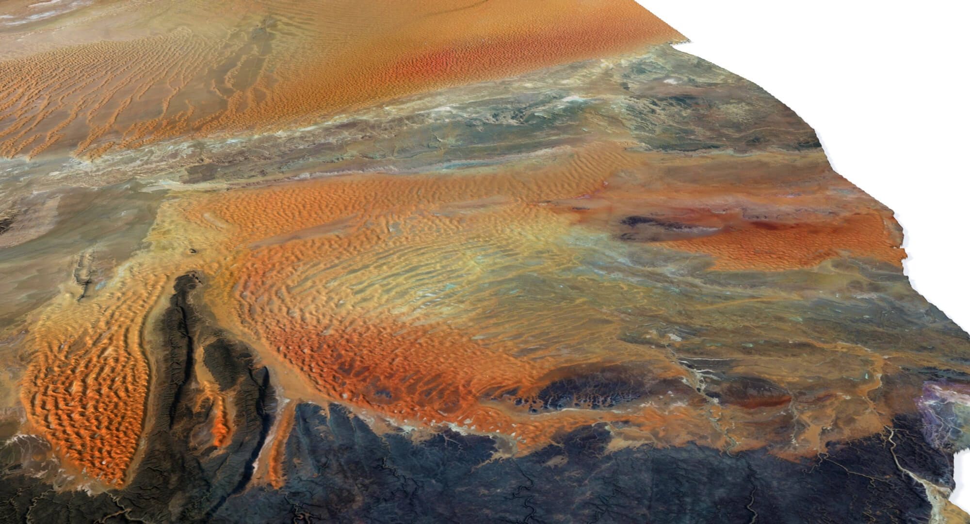 Algeria Terrain 3D Map by Shustrik