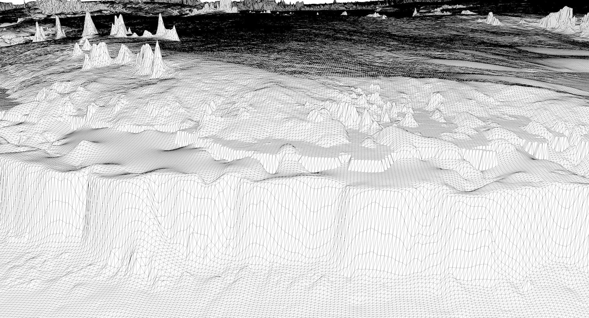 Antarctica Terrain With Ice - 3D Model by Shustrik