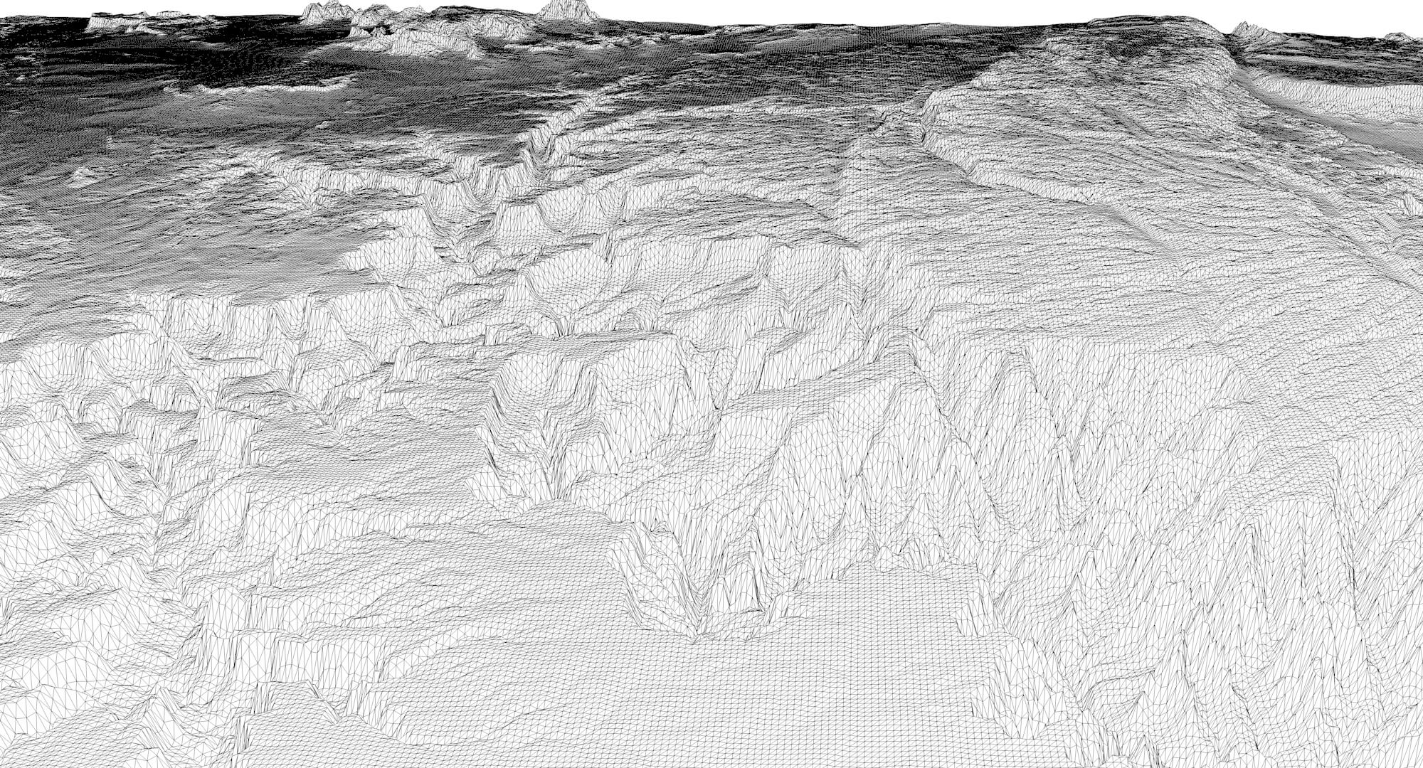 Arizona Map Topographic Stl Model by Shustrik