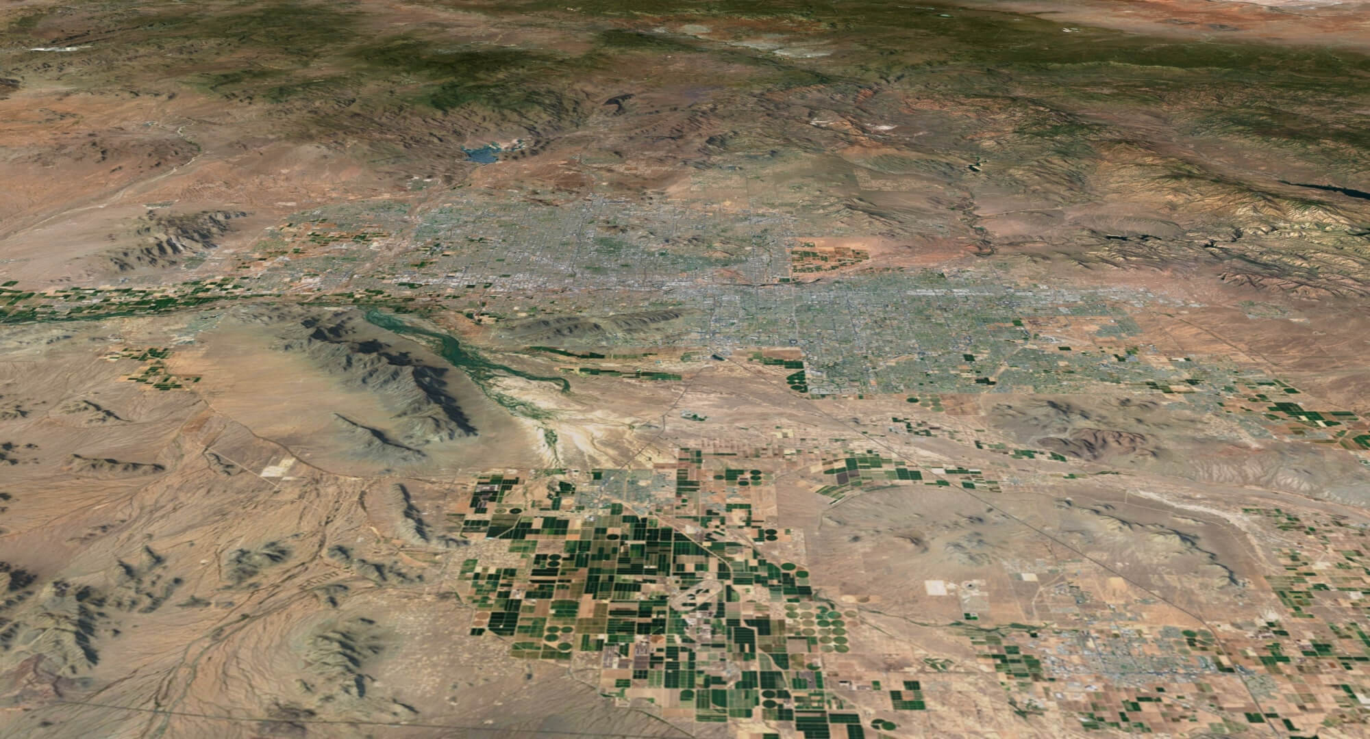 Arizona State Terrain 3D Map by Shustrik