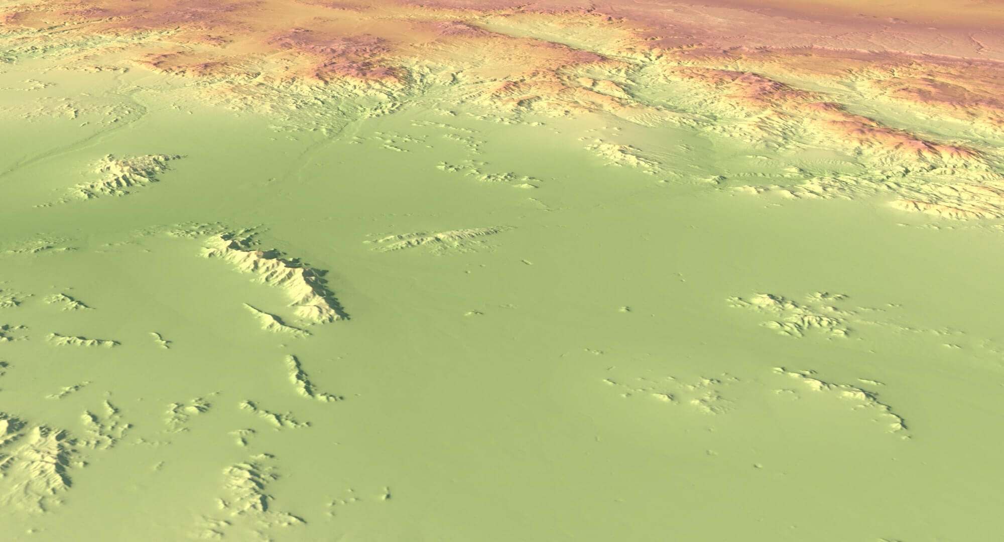 Arizona State Terrain 3D Map by Shustrik