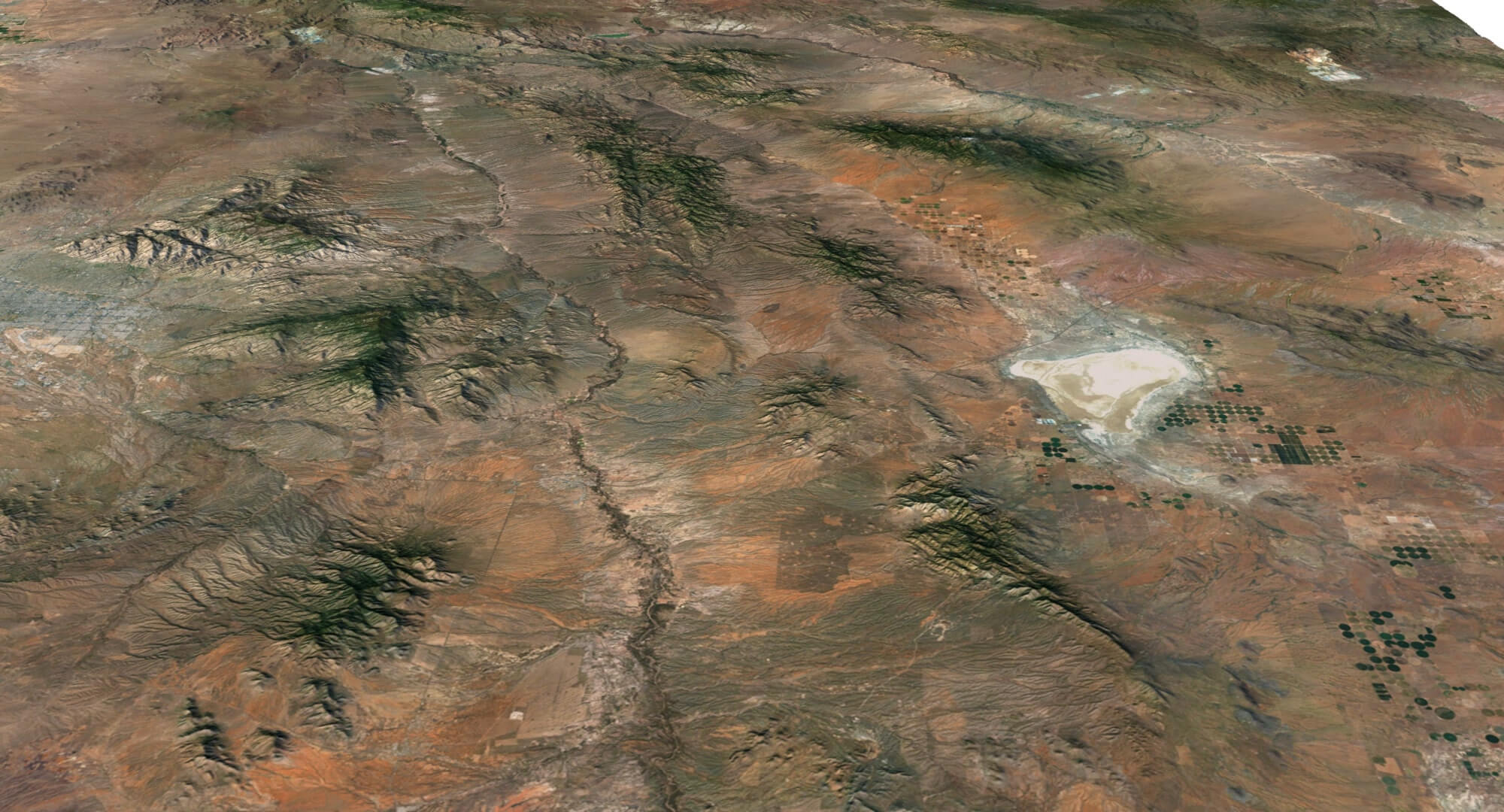 Arizona State Terrain 3D Map by Shustrik