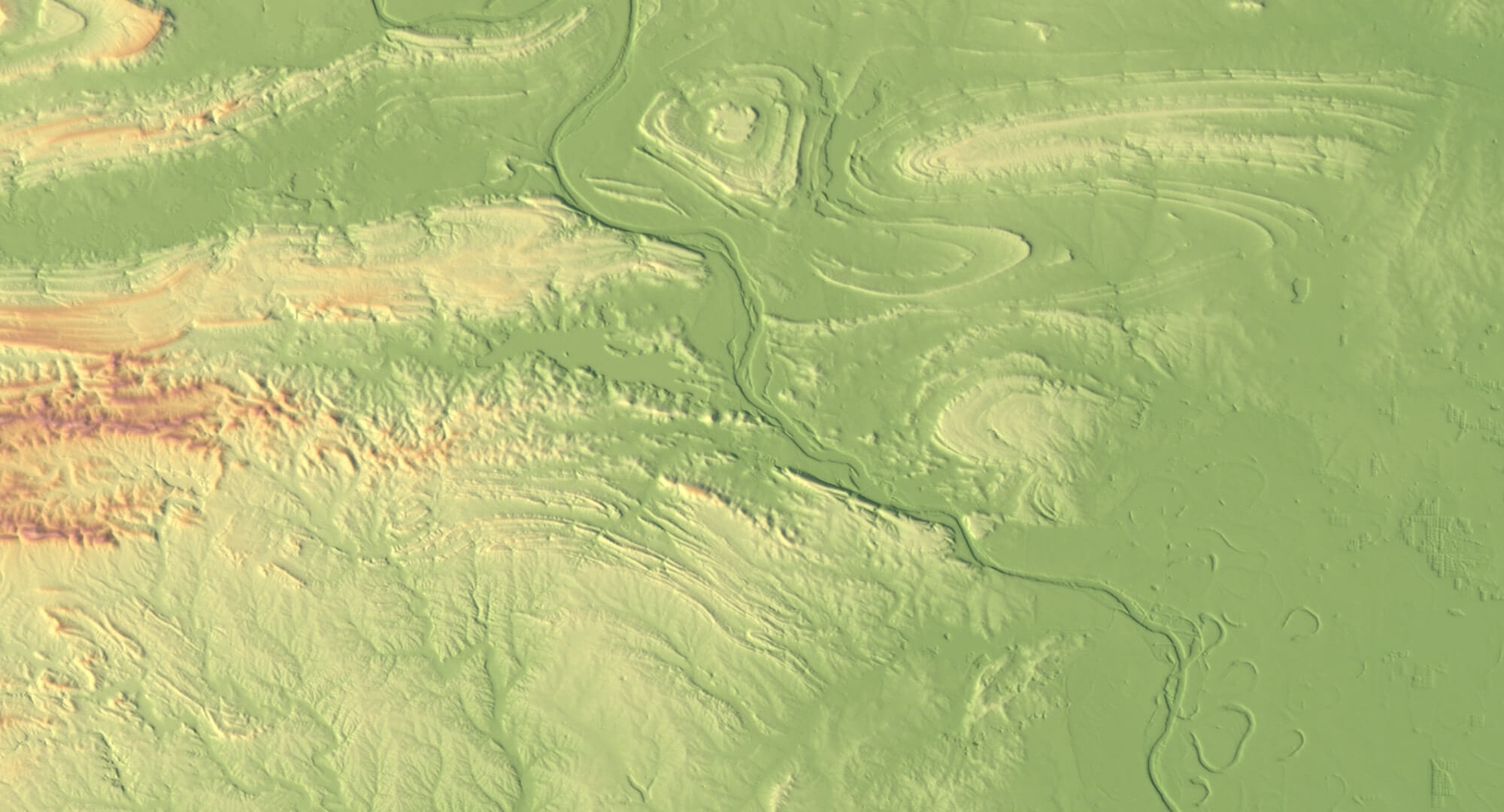 Arkansas State Terrain 3D Map by Shustrik