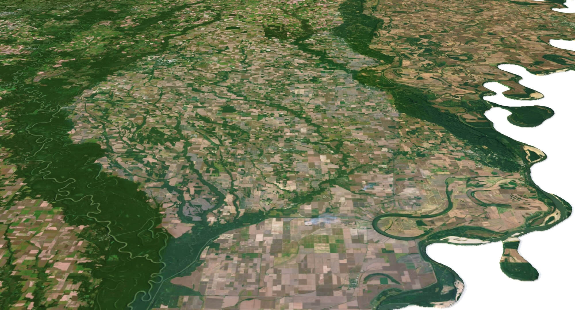 Arkansas State Terrain 3D Map by Shustrik