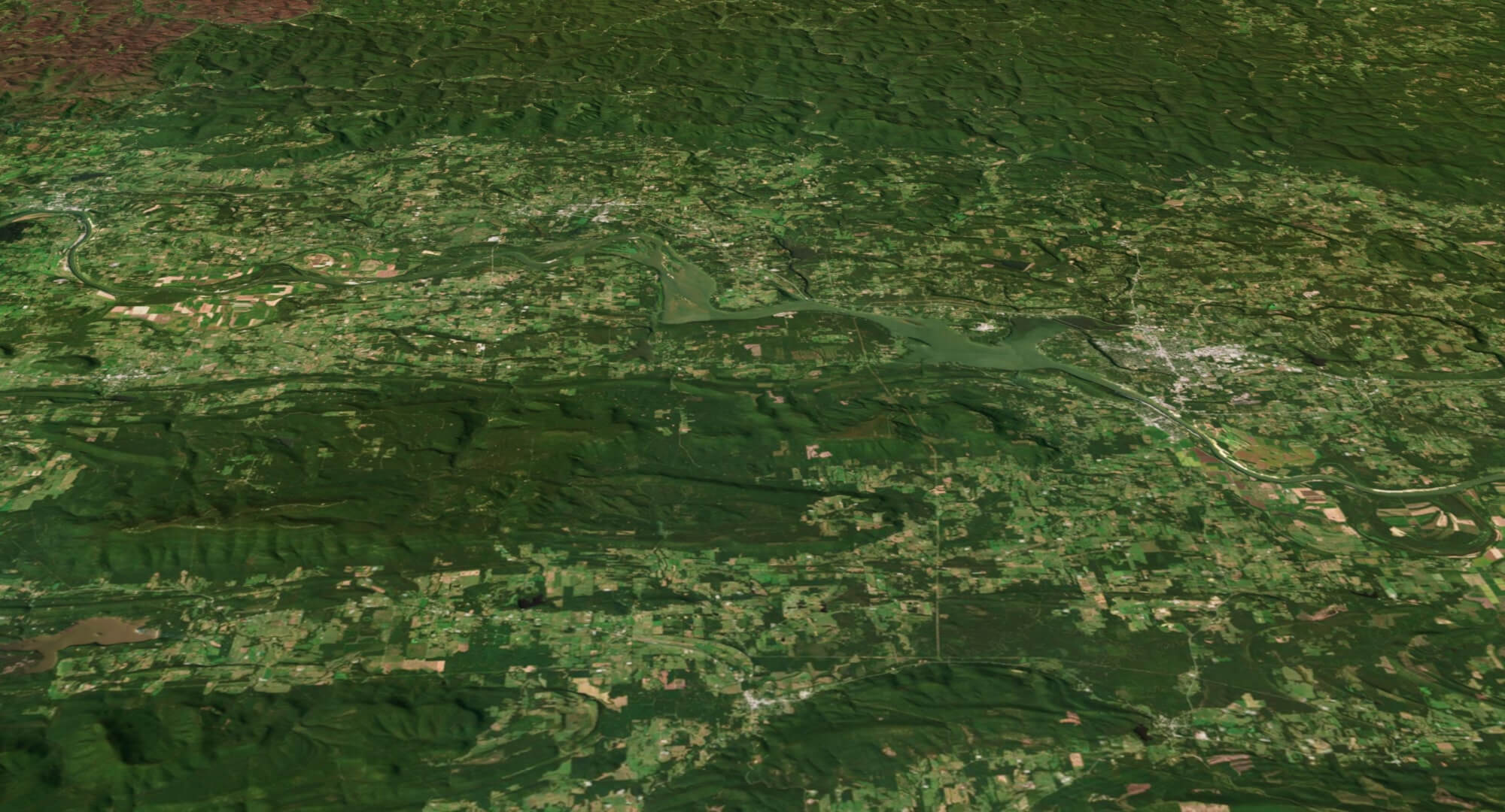 Arkansas State Terrain 3D Map by Shustrik