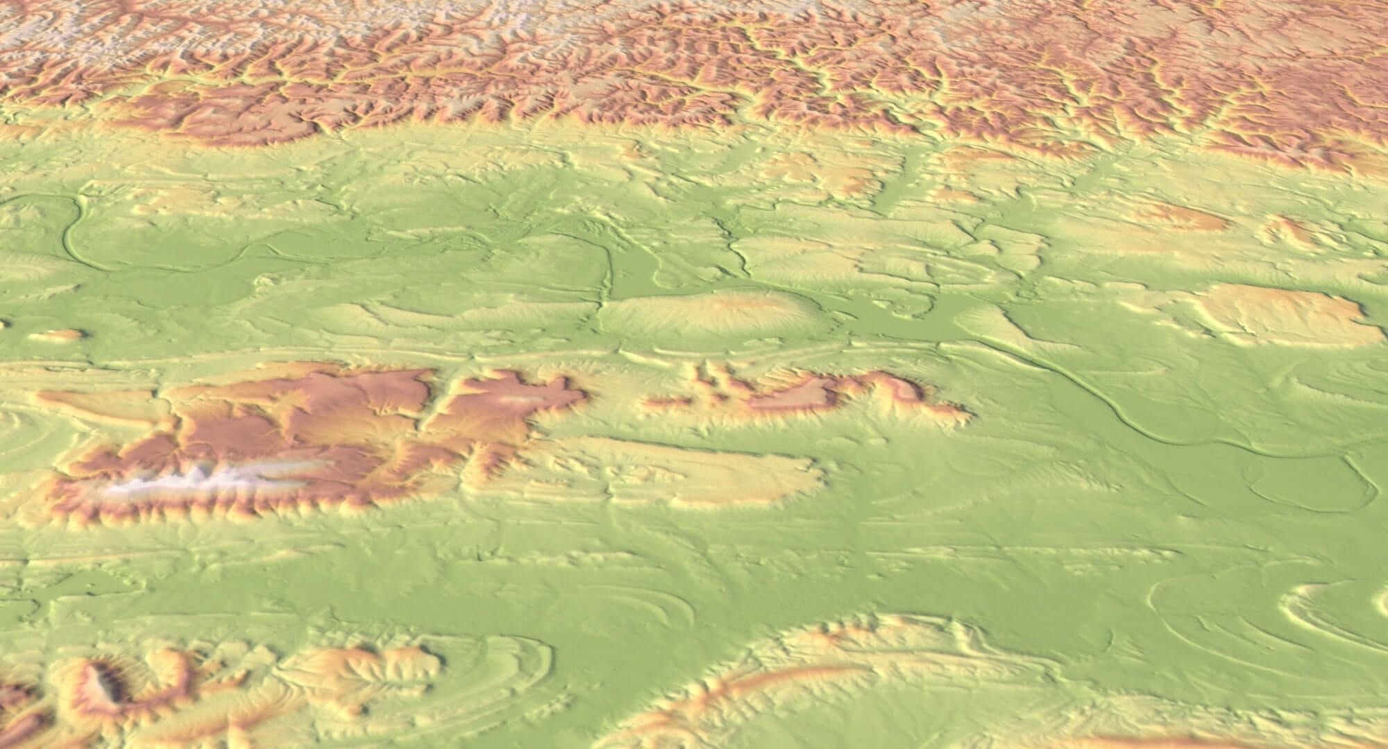 Arkansas State Terrain 3D Map by Shustrik